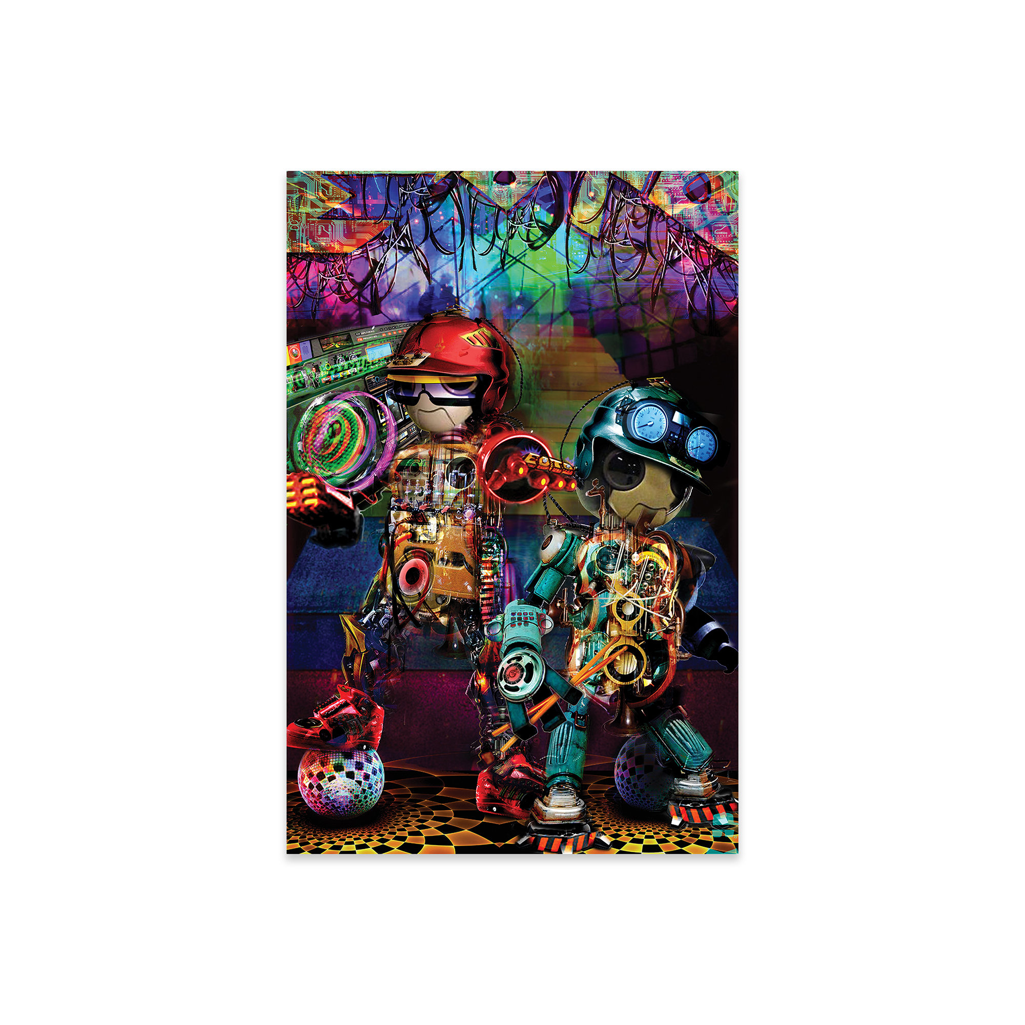 Zoomie Kids " Boombox Robots " by Jumbie - Wayfair Canada