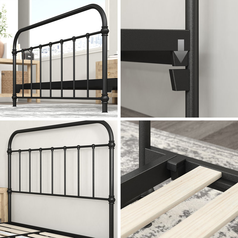 Birch Lane™ Niles Metal Spindle Bed & Reviews | Wayfair