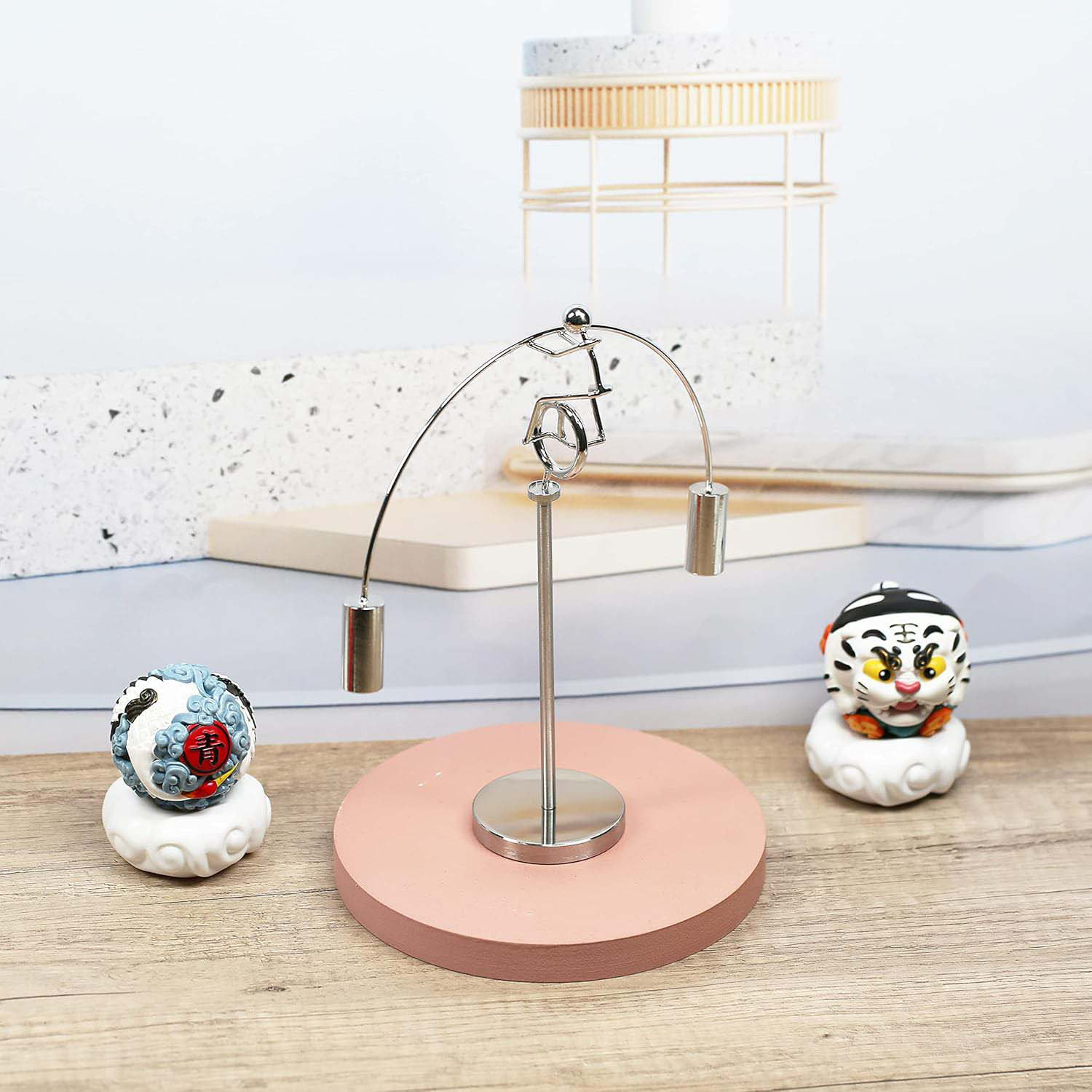 Ophelia & Co. Steel Balance Toy Physics Balancing Tumbler Toy Kinetic ...