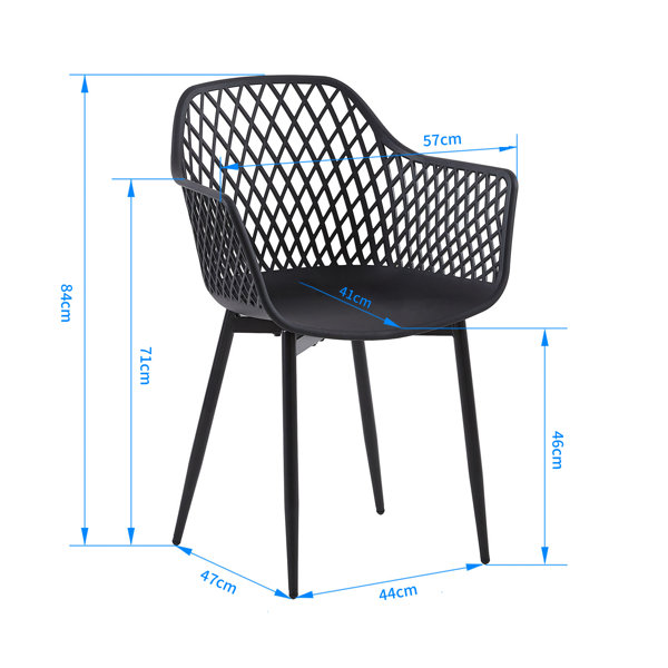 George Oliver Modern Kitchen Table And Chair Set Of 5, Rectangular ...