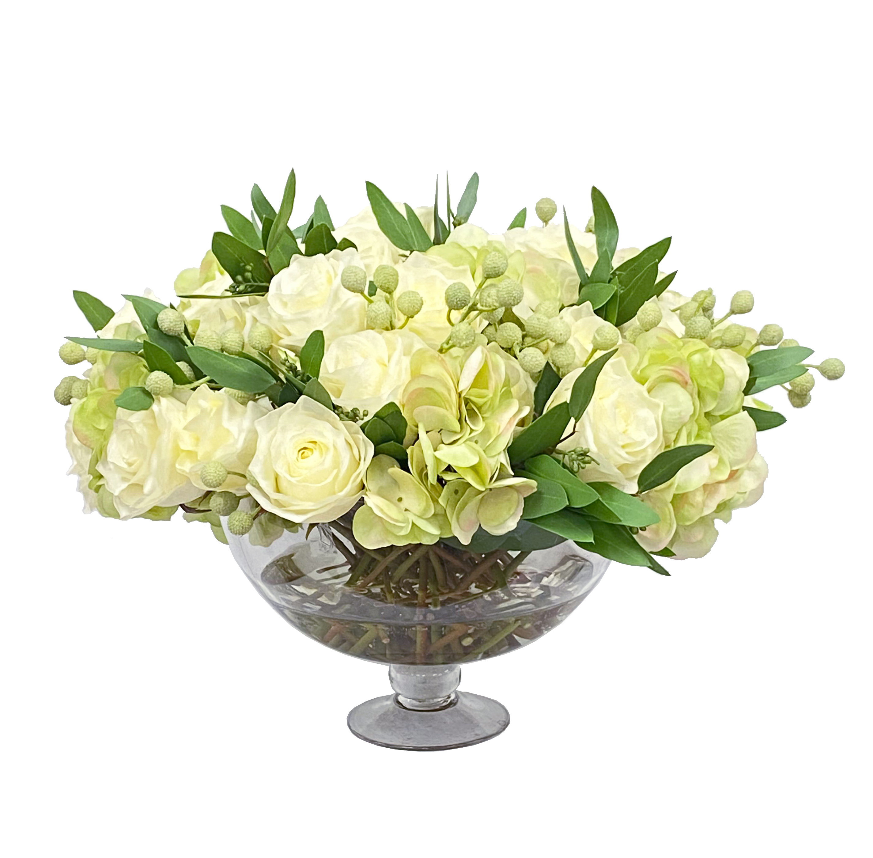 Winward Roses in Vase | Perigold