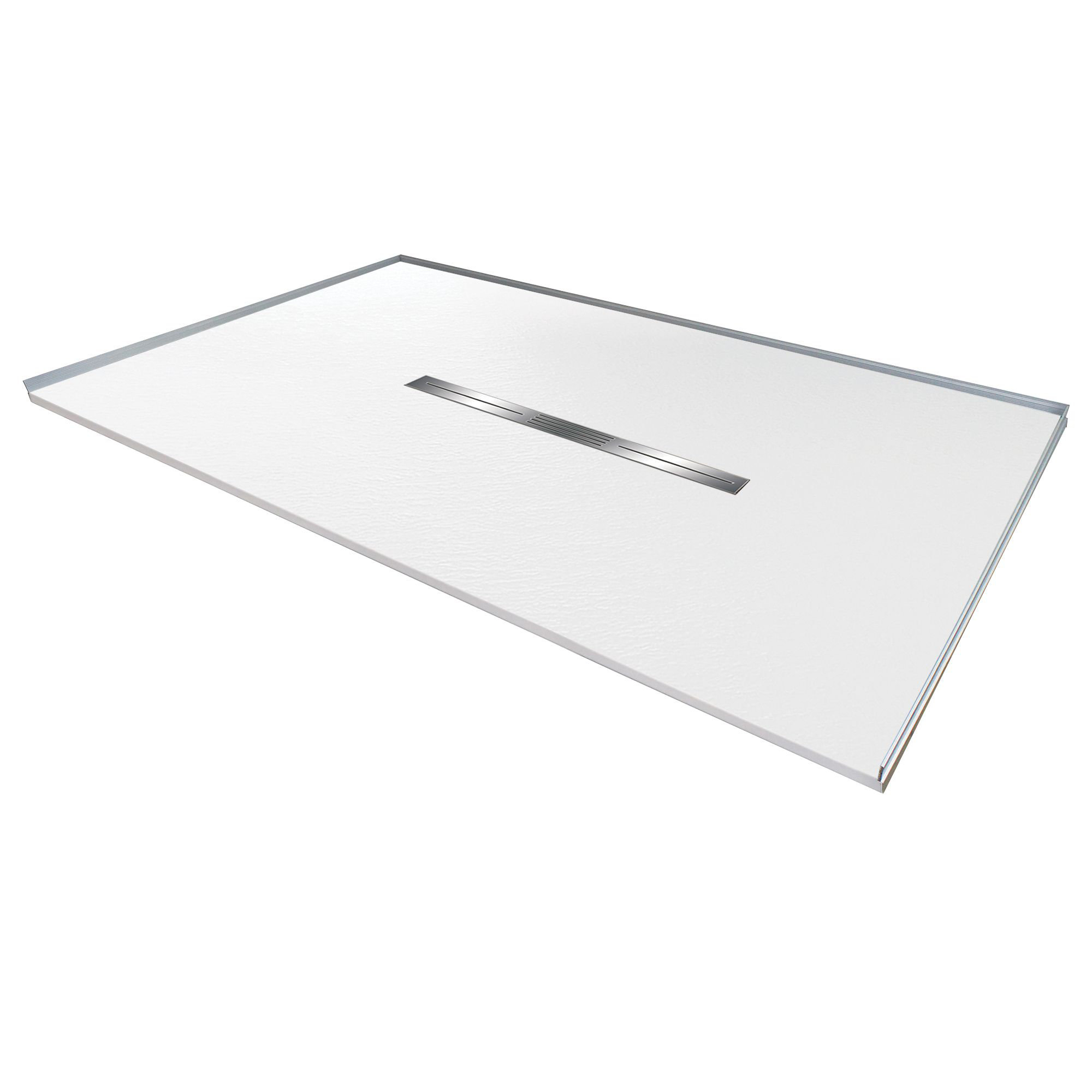 Transolid Trimslate 48-in Zero Threshold Shower Base with Center Drain ...