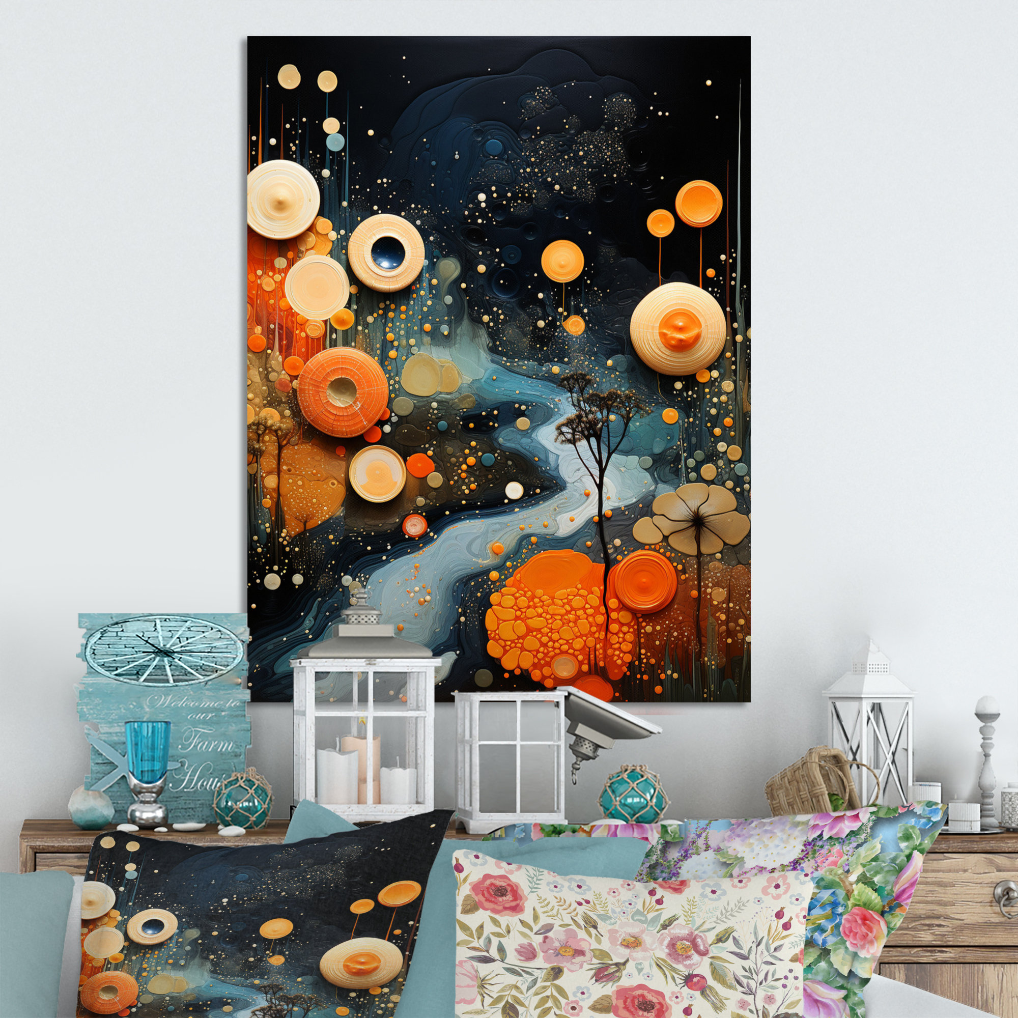 Red Barrel Studio Geyser Geothermal Wonders Collage I - Abstract Metal ...