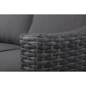 Brayden Studio® Donley 62'' Wicker Outdoor Loveseat & Reviews | Wayfair