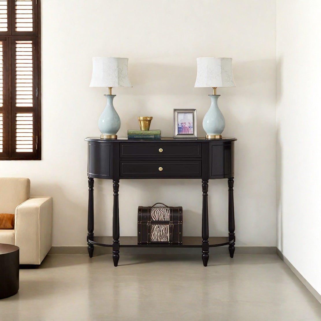 DURBIL Retro Minimalist Multifunctional Console Table | Wayfair