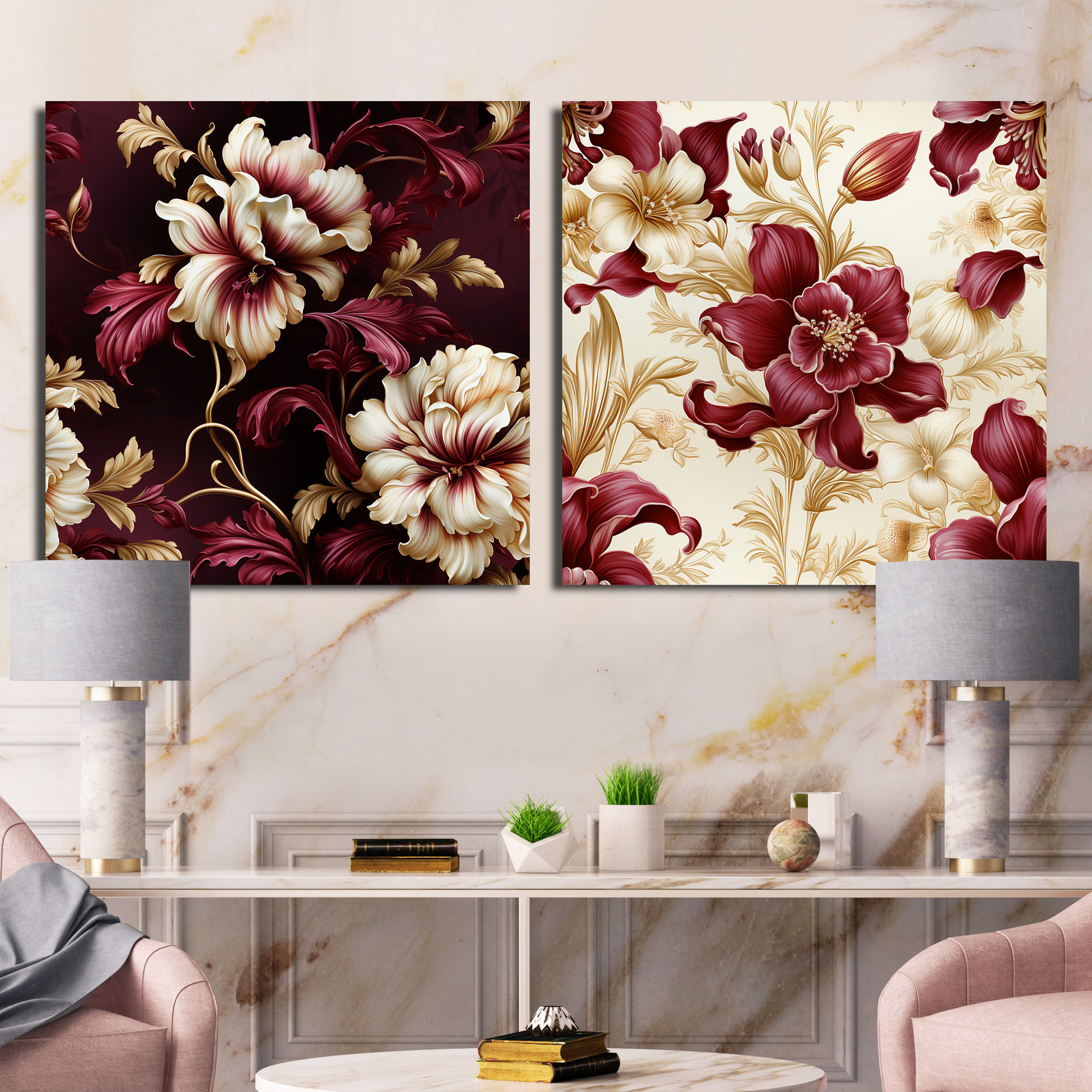 victorian flourish pattern