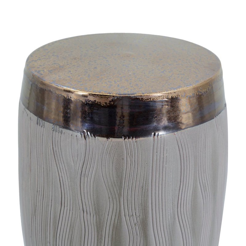 Orren Ellis Ceramic Accent Stool | Wayfair