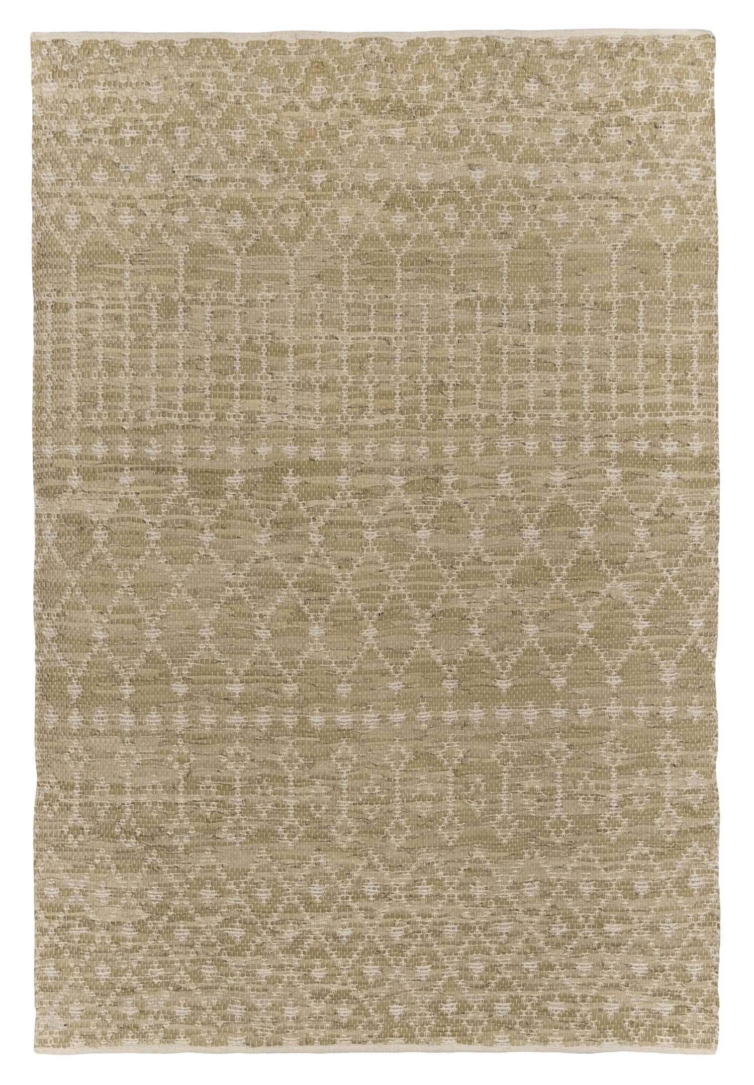 Union Rustic Damekia Southwestern Handmade Power Loom Leather Area Rug ...