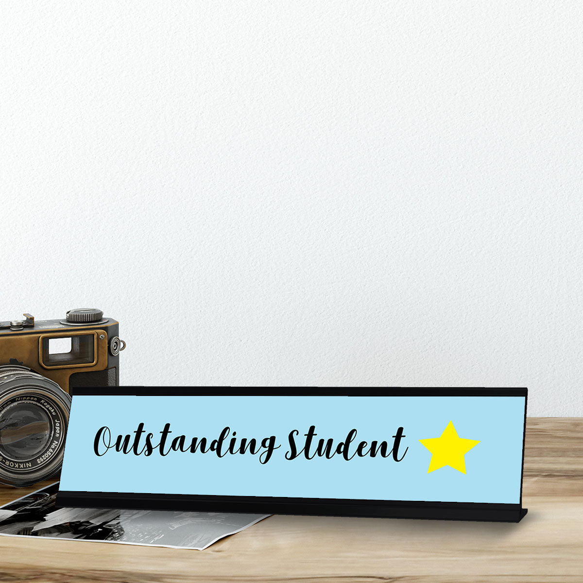 Signs ByLITA Outstanding Student Student Award Desk Sign | Wayfair