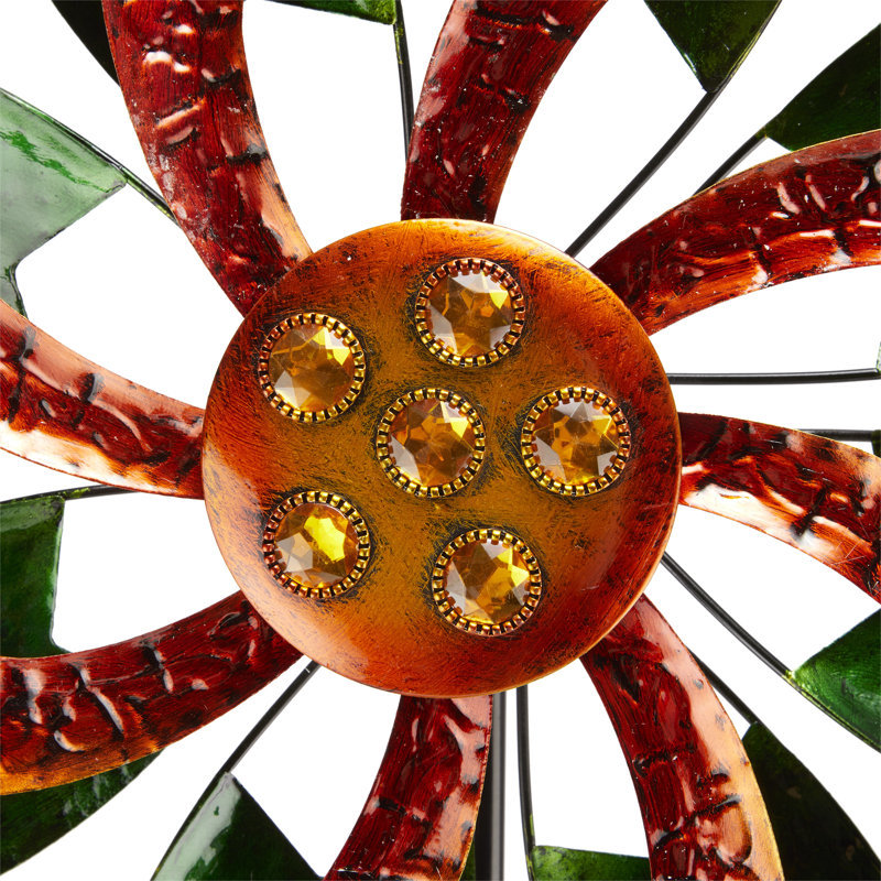 Winston Porter Gertrude Dual Floral Windmill Rotator & Reviews | Wayfair