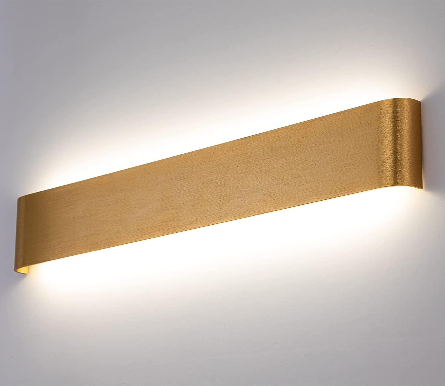 Mercer41 24‘’ Modern Gold LED Bar Bathroom Vanity Light - Wayfair Canada