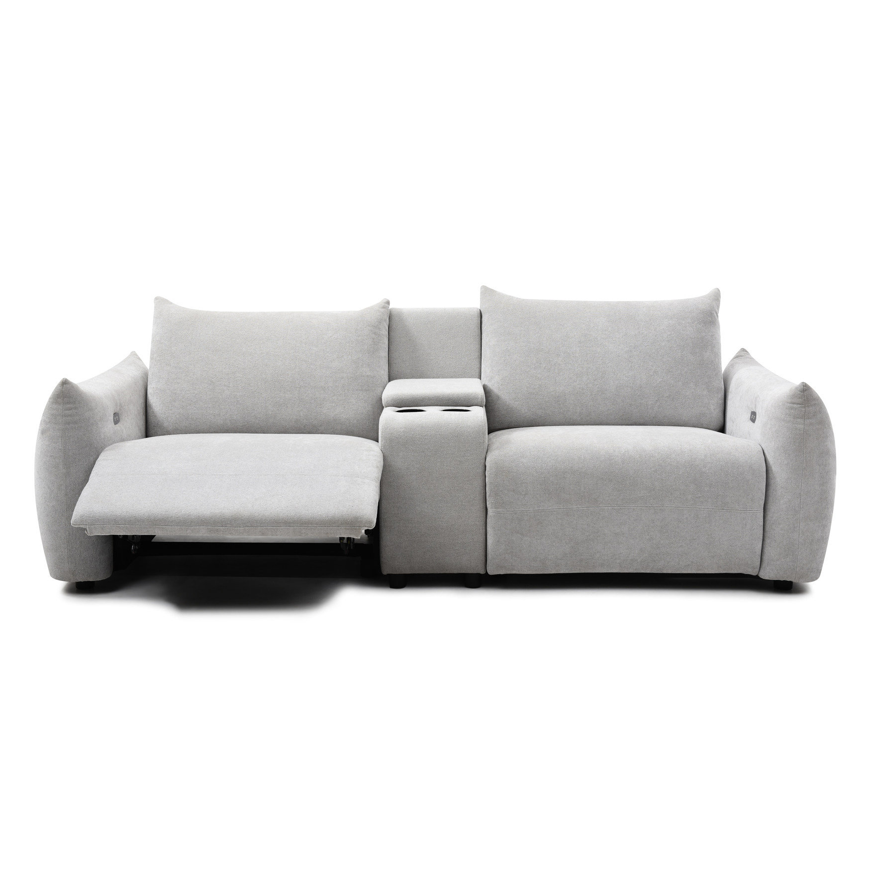 Latitude Run® Power Lift Couch With 2 Cup Holders And Storage - Gray ...