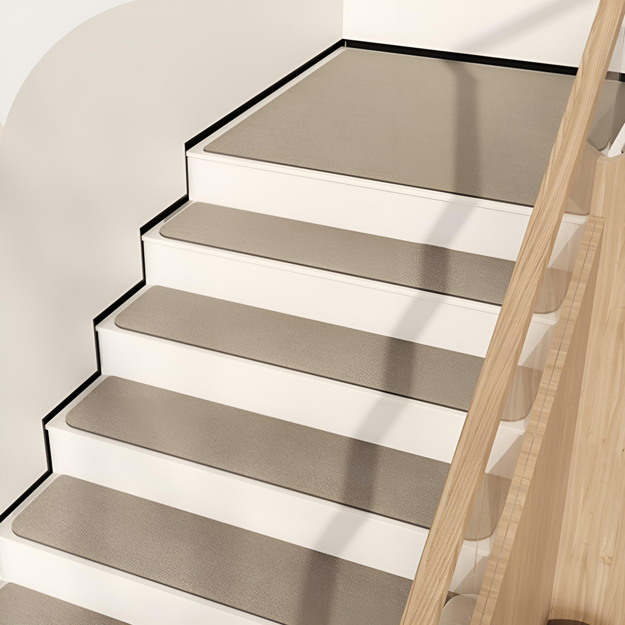 Infinity Self-Stick Stair Treads Providing Superior Grip And Step ...
