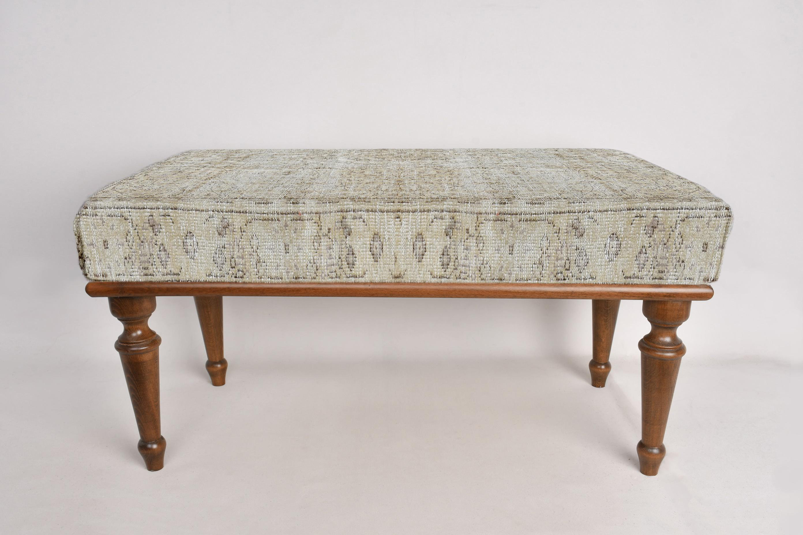 Bungalow Rose Sitting Bench, Wood Work Bench, Ottoman Bench ...