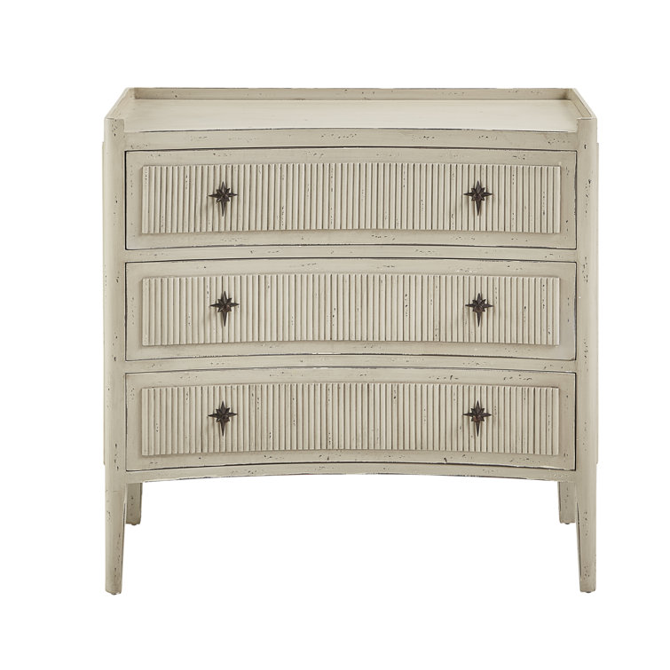 Red Barrel Studio® Solid Wood 3 - Drawer Accent Chest | Wayfair