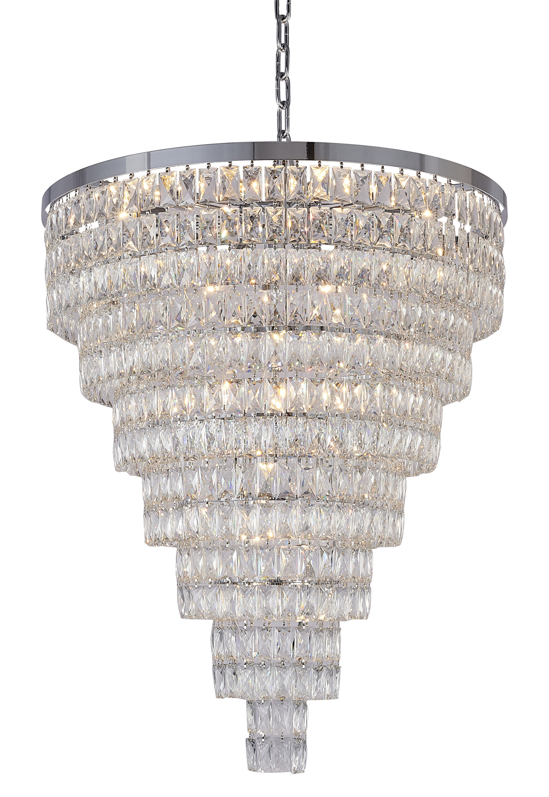 Rosdorf Park Creyton 27 Light Chandelier With Crystal Accents - Wayfair ...