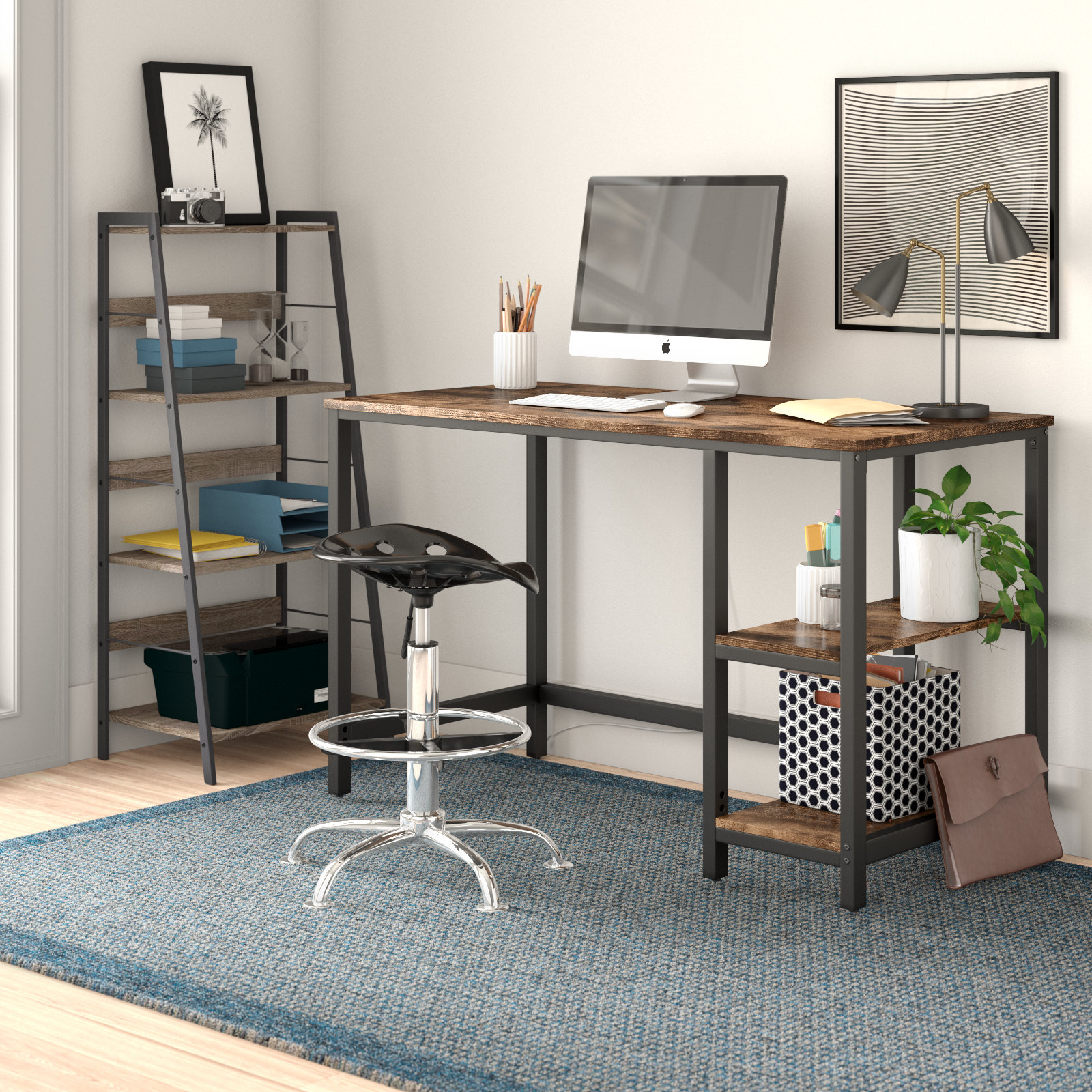 Zipcode Design™ Jarnagin Adjustable Writing Desk & Reviews | Wayfair