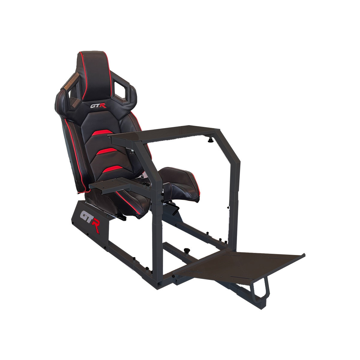 GTR Simulator Reclining Ergonomic Leather PC & Racing Game Chair with ...