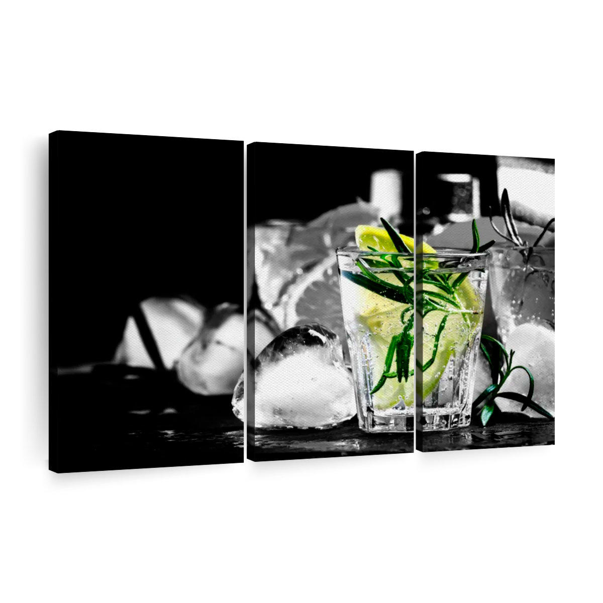 Ebern Designs Cocktail Rosemary Cocktail Multi Piece Canvas Print On ...