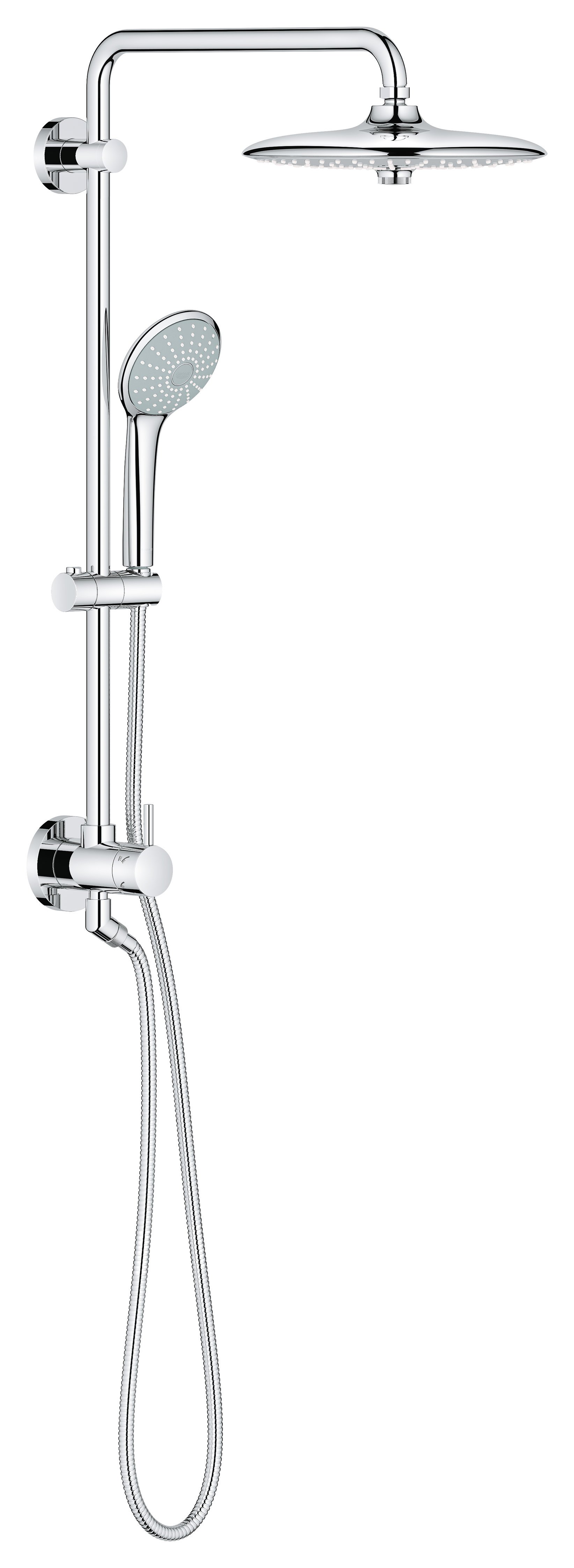 GROHE Retro-Fit™ Thermostatic Complete Shower System & Reviews | Perigold