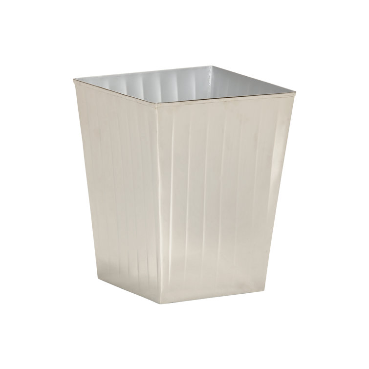 Wildwood Aluminum Open Waste Basket ( 5 Gallons ) | Wayfair