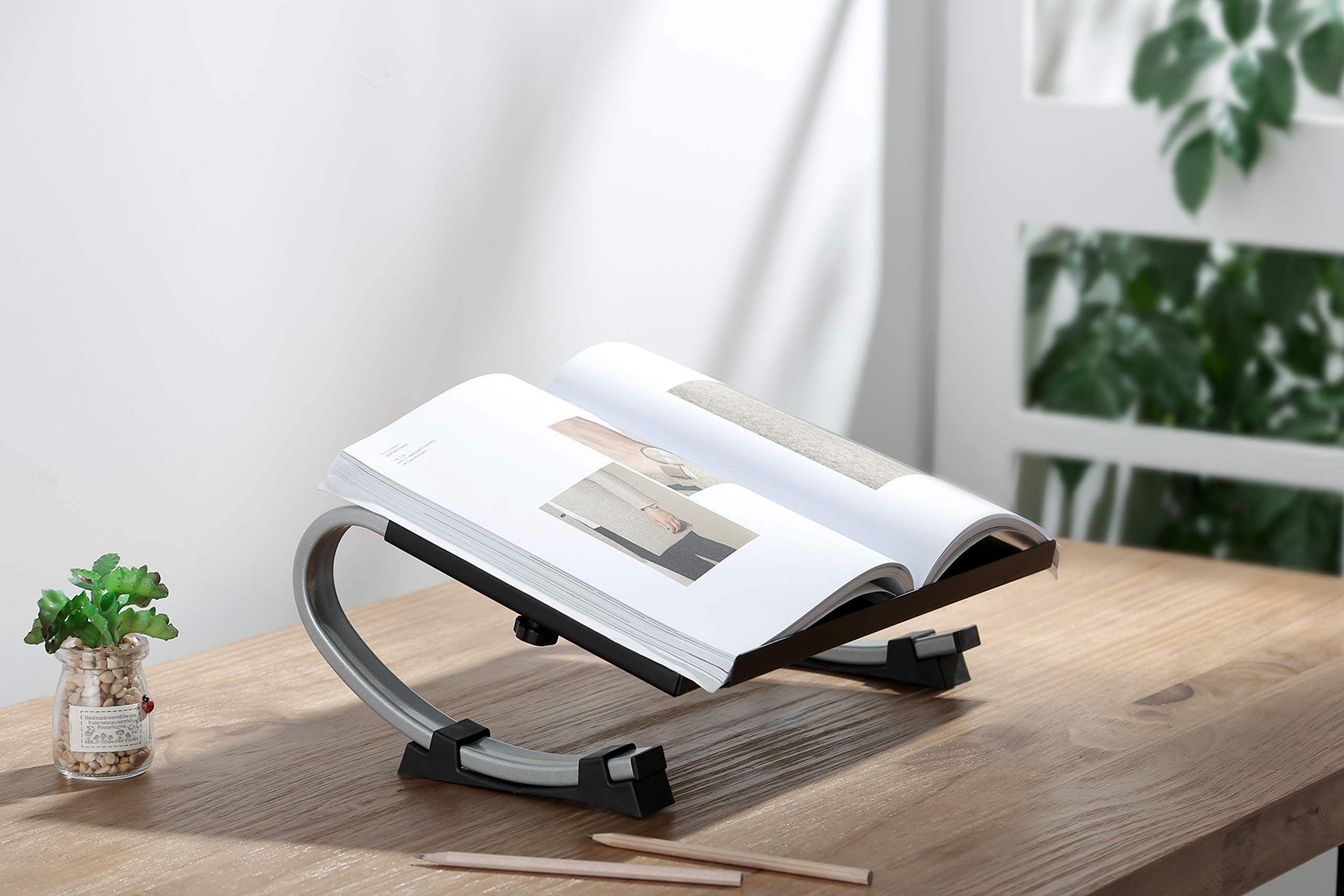 Inbox Zero Halter Vented Monitor Stand W/adjustable Rocker - Monitor ...