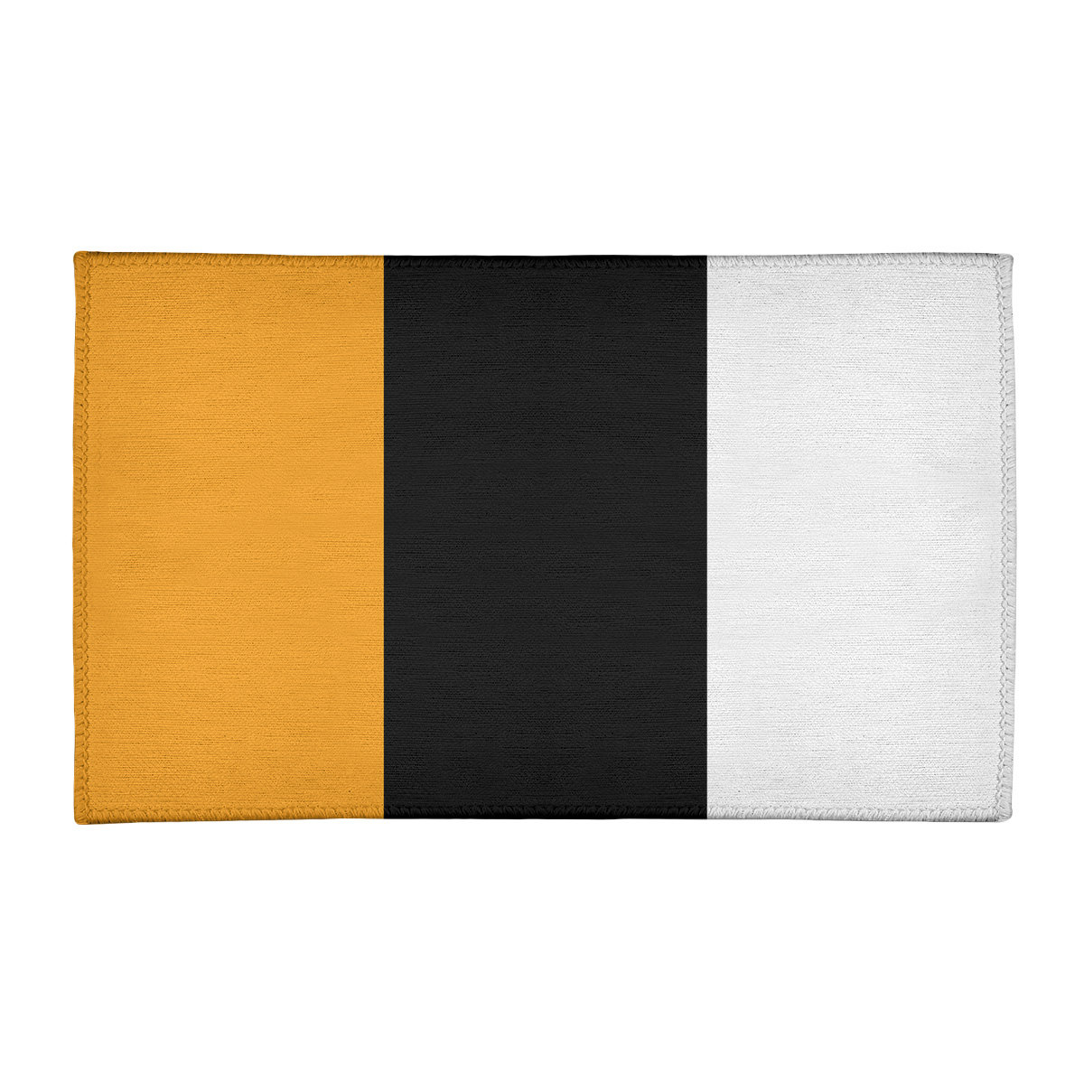 East Urban Home Yellow/Black Rug | Wayfair