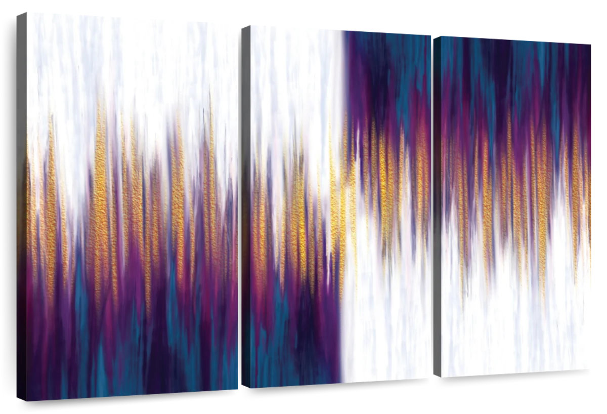 Wade Logan® Avery Opposite Paint Drips | Wayfair