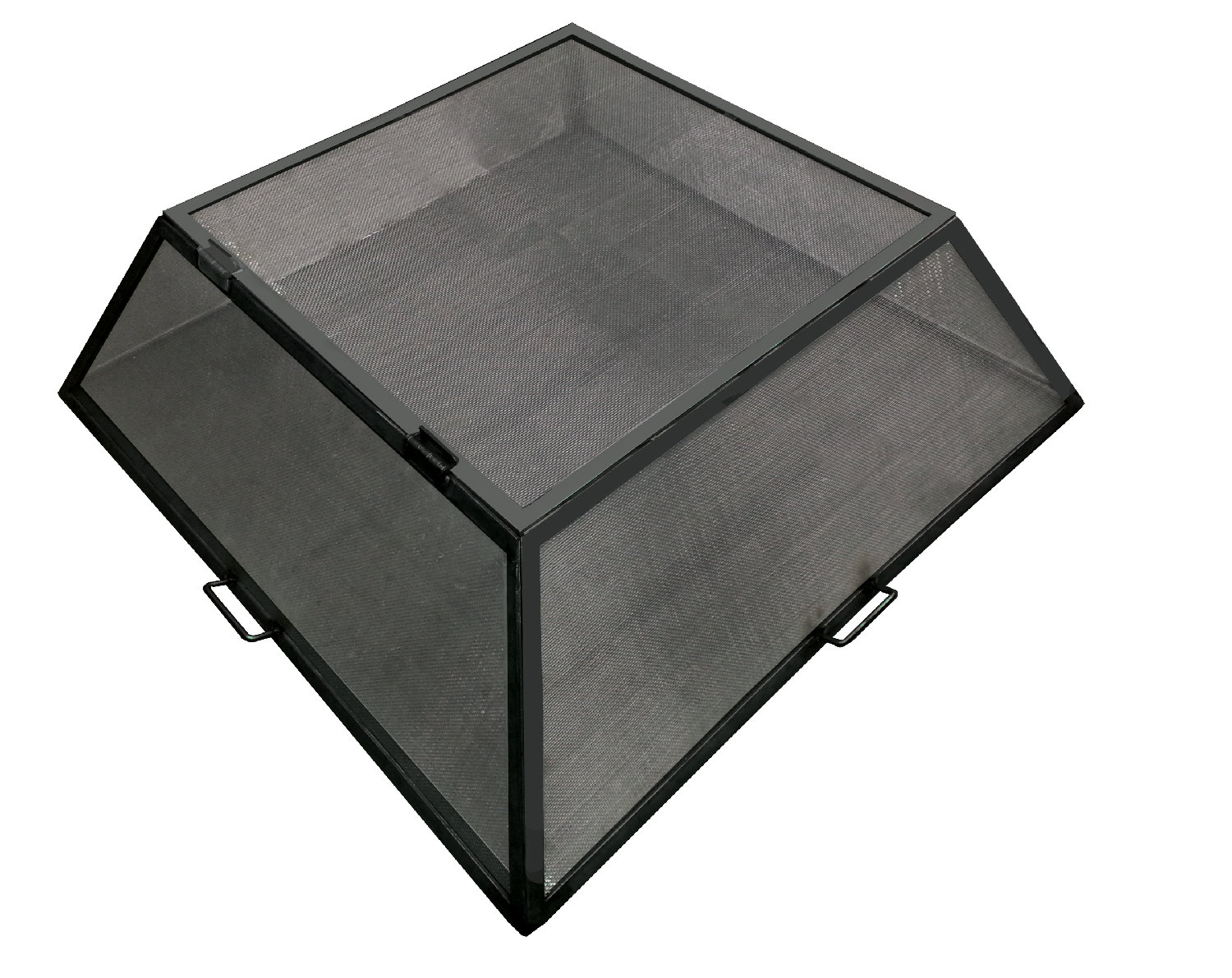 Master Flame Hybrid Steel Square Fire Pit Spark Screen | Wayfair