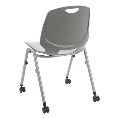 Learniture Academic Stacking Classroom Chair with Wheels ( Set of 4 ...