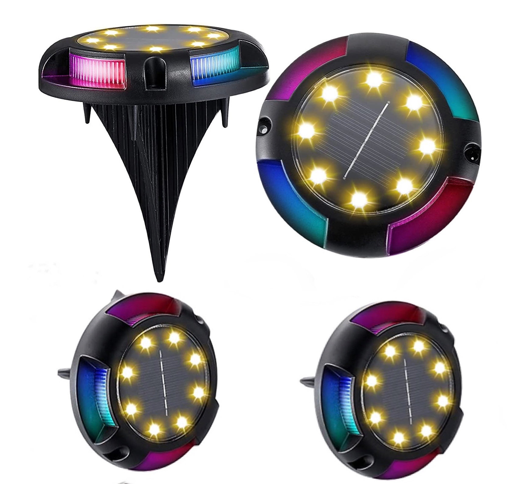 BTY Yes Low Voltage Solar Powered Integrated LED Pathway Light Pack ...