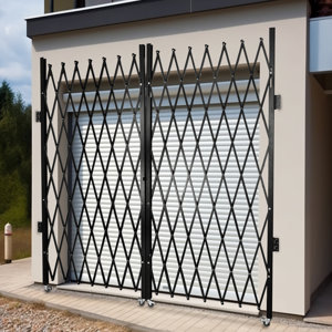 FRONG Double-Folding Metal Security Gate | Wayfair