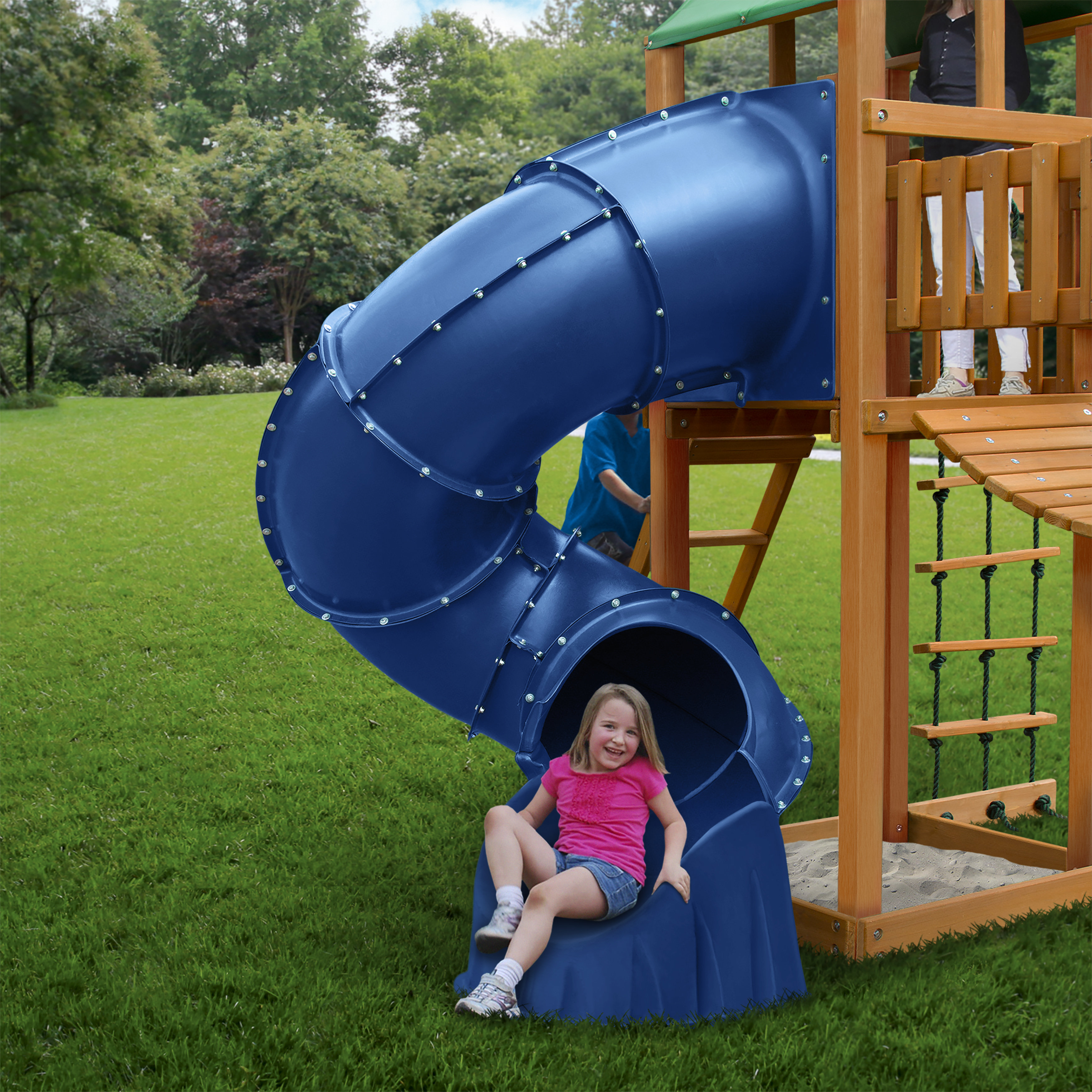 Swing-n-Slide Turbo Tube Spiral Slide for 5' Deck & Reviews | Wayfair