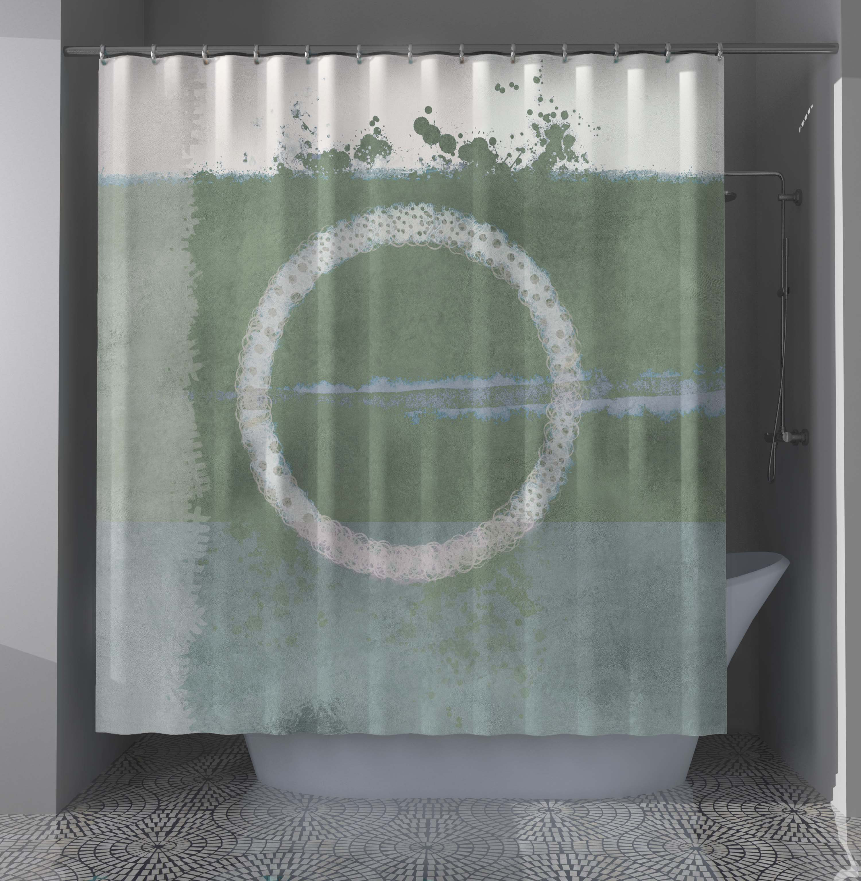 East Urban Home Select Unblemished Shower Curtain | Wayfair
