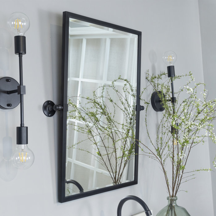 Mercer41 Blakley Metal Rectangle Mirror & Reviews | Wayfair