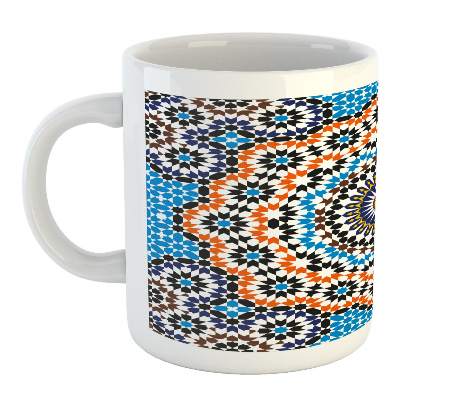 East Urban Home Moroccan Ceramic Tile Coffee Mug | Wayfair