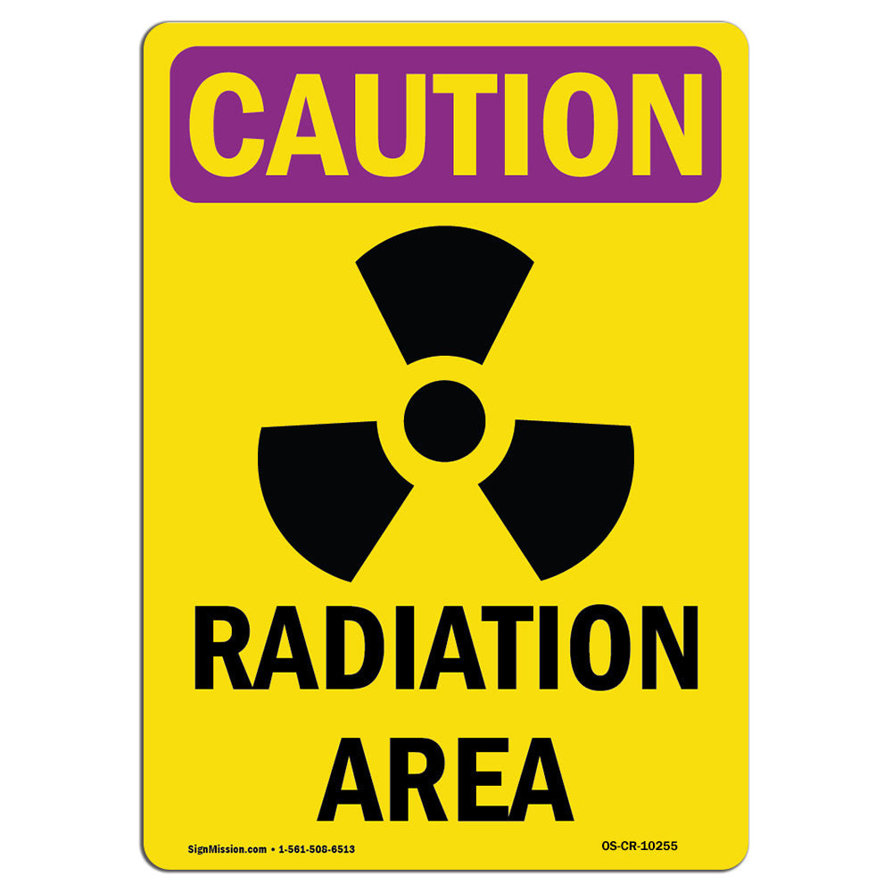 SignMission Caution Radiation Sign | Wayfair
