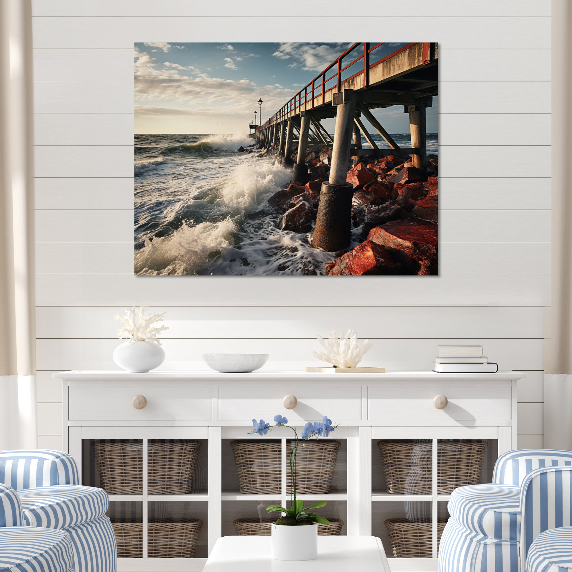 Dovecove Caddo Piers Edge II On Canvas Print | Wayfair