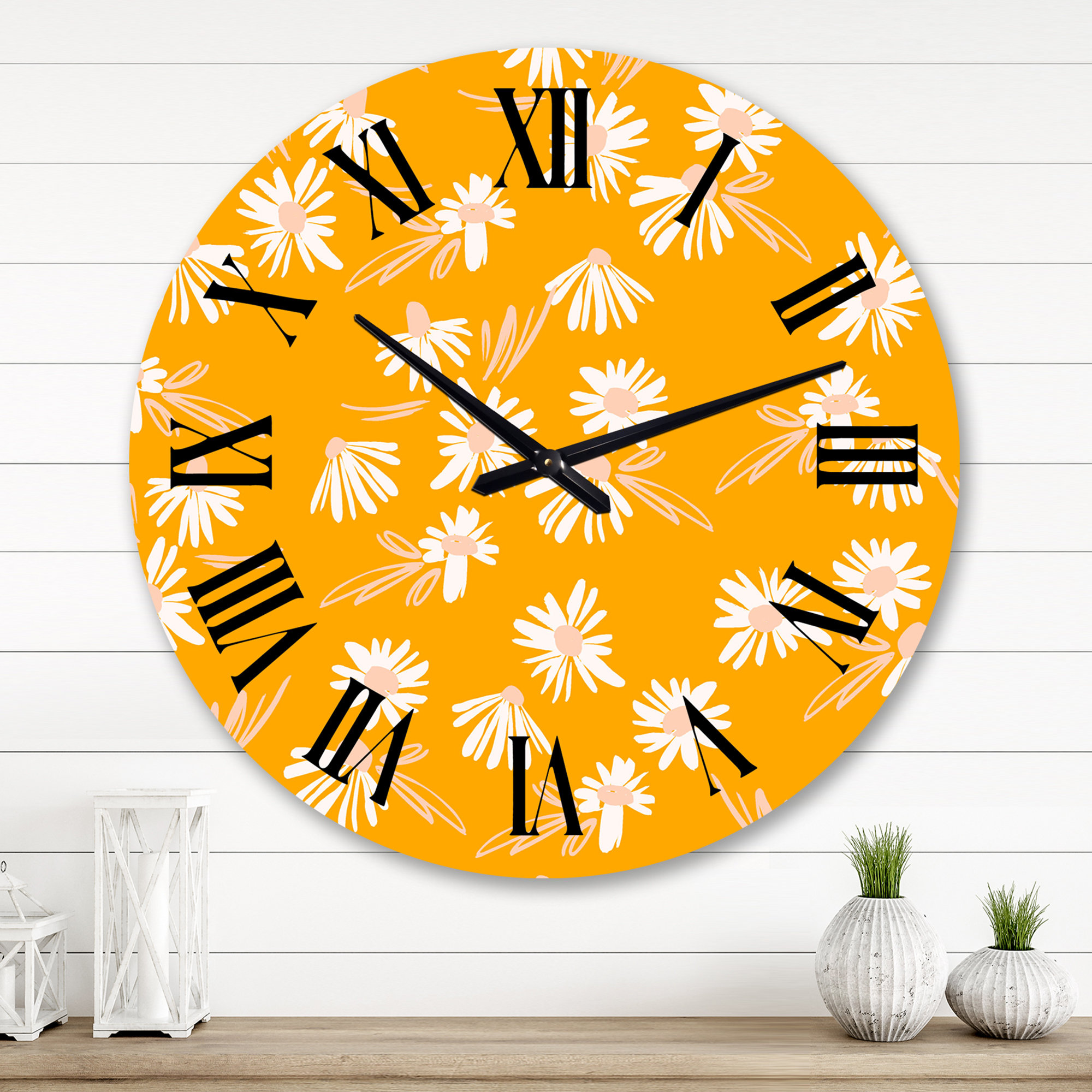 East Urban Home Blue Modern Exotic Tropical Leaves I - Traditional Wall ...