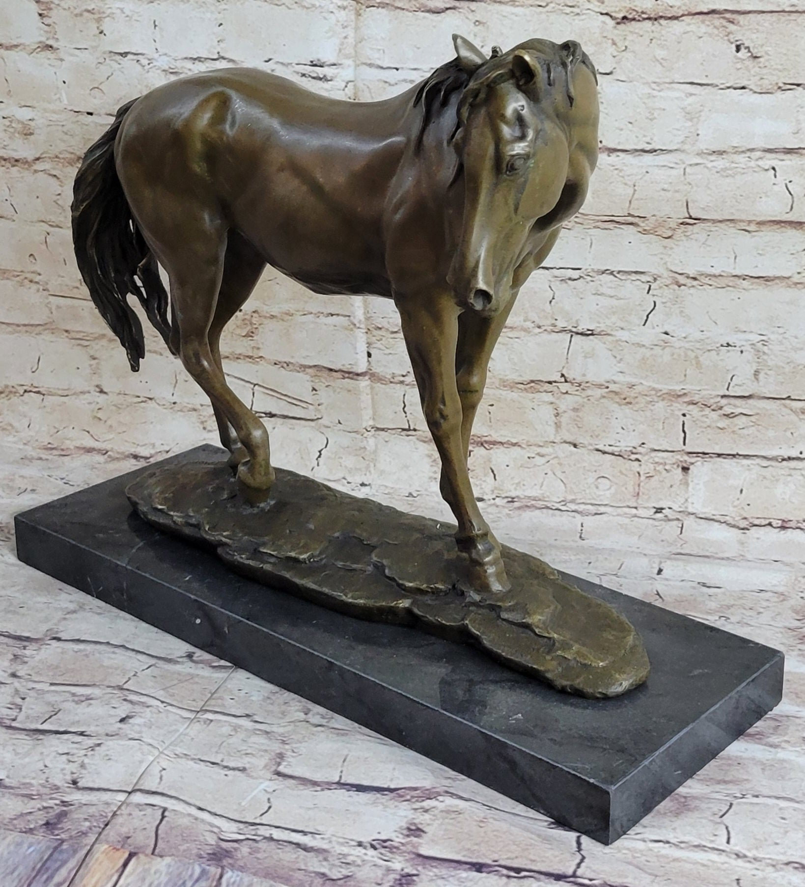 Foundry Select Extra Large Lean Racing Horse by Mene OTB Trophy ...