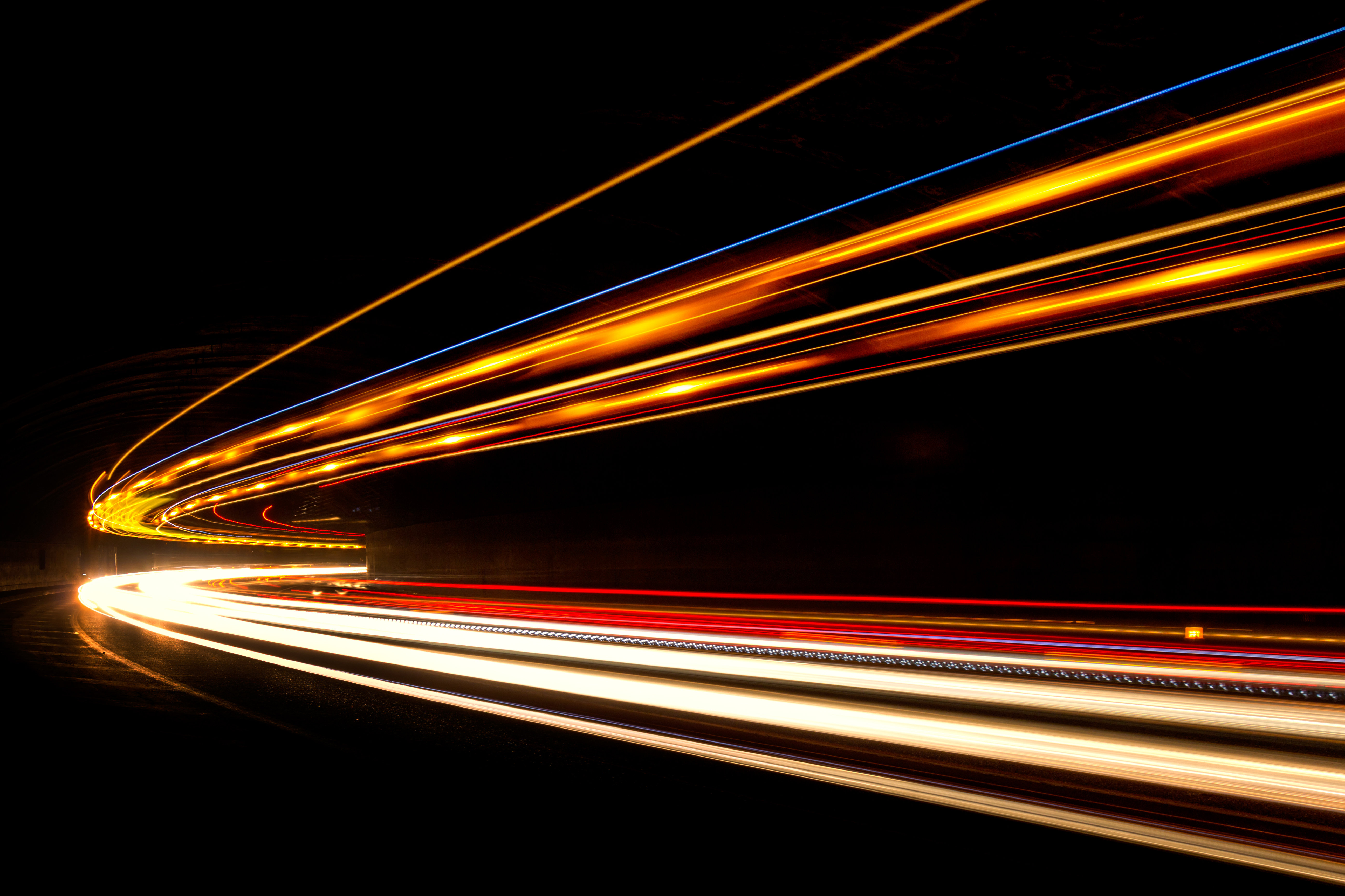 Ebern Designs Cridford Car Ligth Trails. Art Image On Canvas by Sarra22 ...