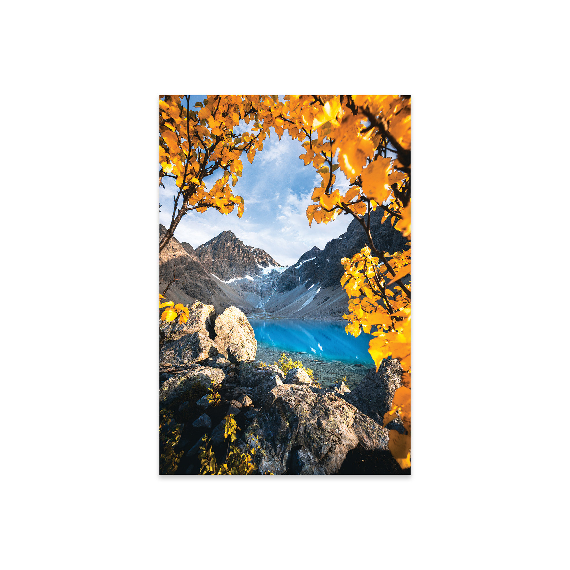 Millwood Pines Blåvatnet In Autumn Colors Print On Acrylic Glass ...