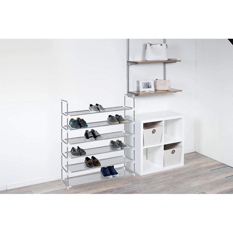 Zipcode Design™ 30 Pair Stackable Shoe Rack & Reviews | Wayfair