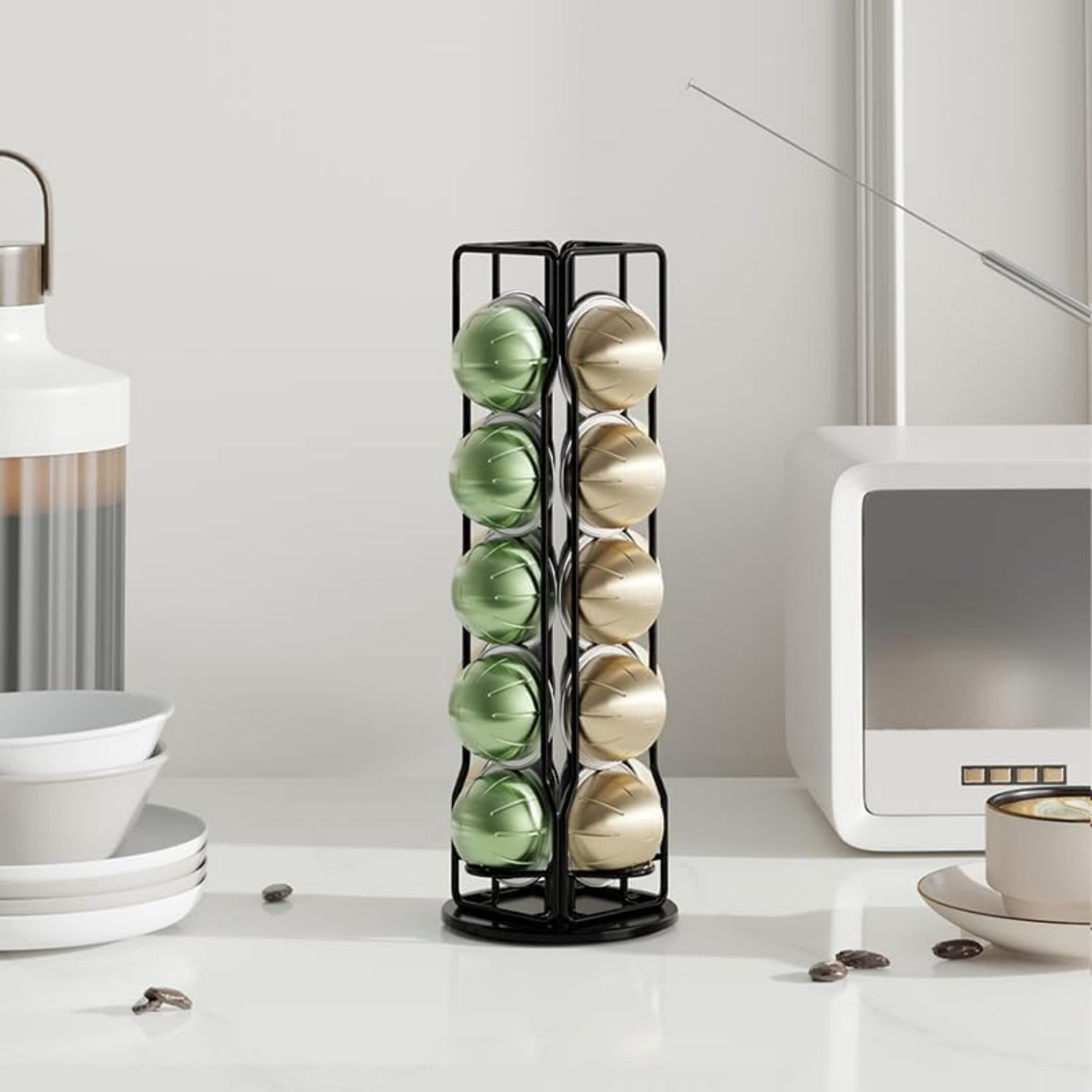 Anadea 20 Coffee Pod Holder Compatible For Nespresso Vertuoline Stand ...