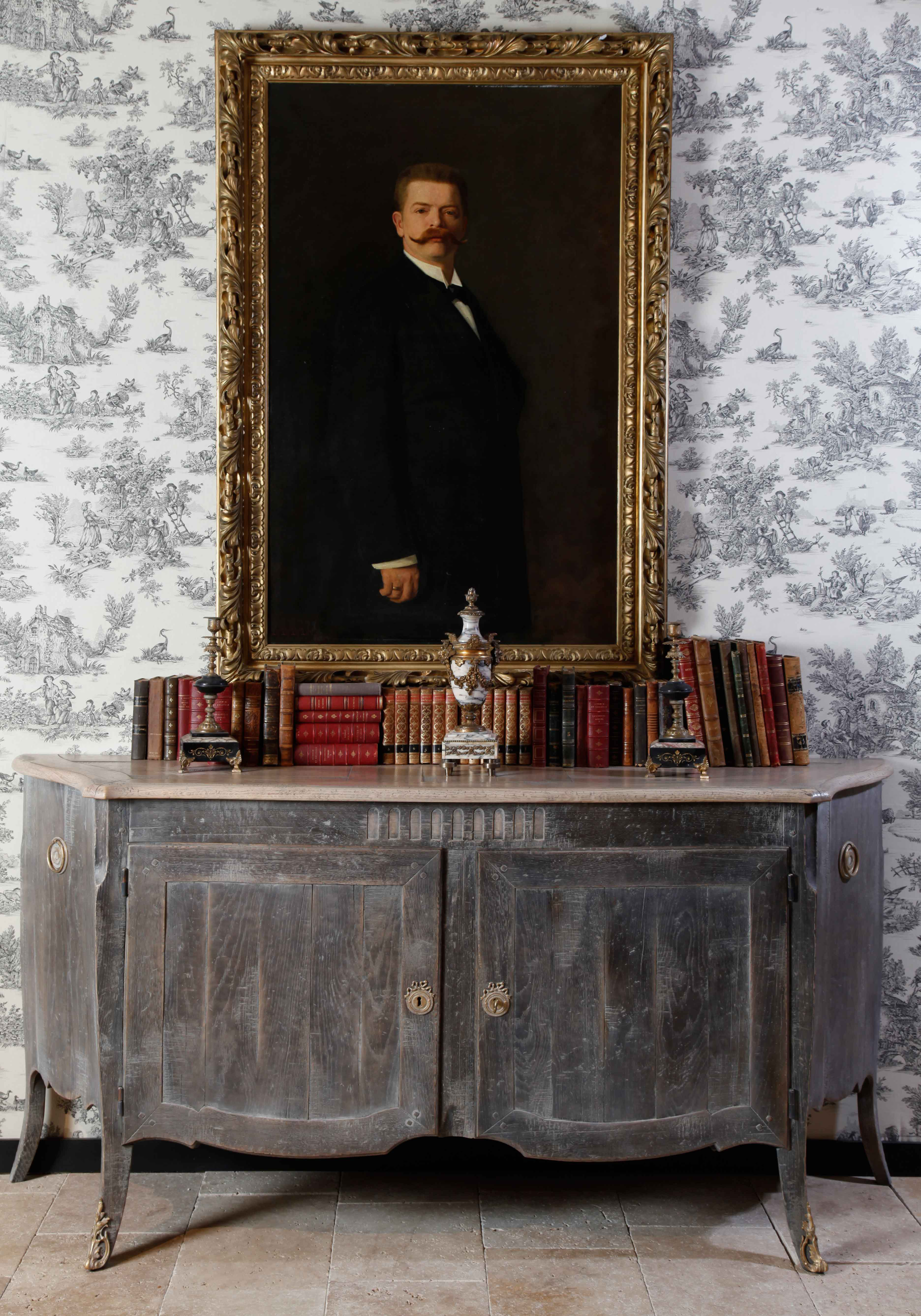 Michel Ferrand Auteuil 78.74" Wide Oak Wood Sideboard - Wayfair Canada