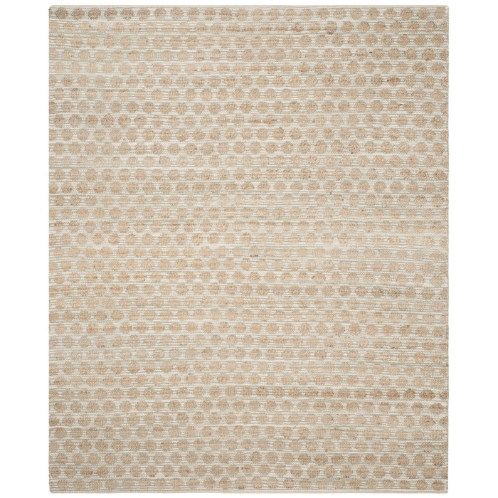 Highland Dunes Arria Hand Woven Jute/Cotton Geometric Rug in Gray ...