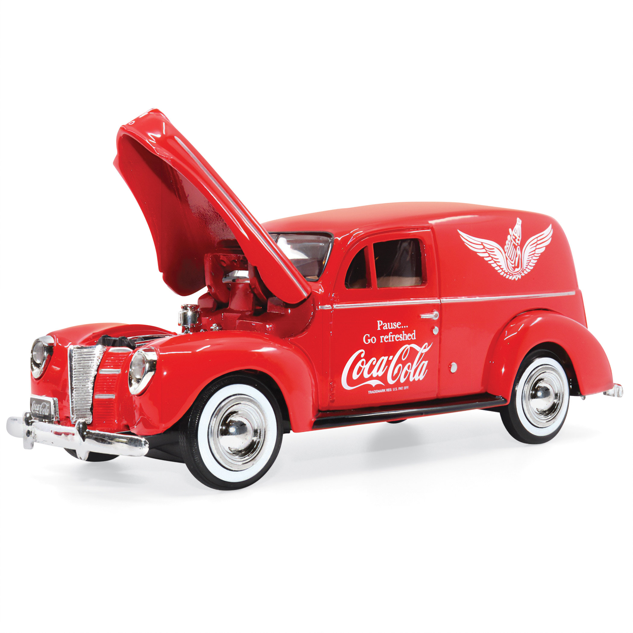 17 Stories Sherilee Coca Cola 1940 Ford Delivery Van Collectible Die ...