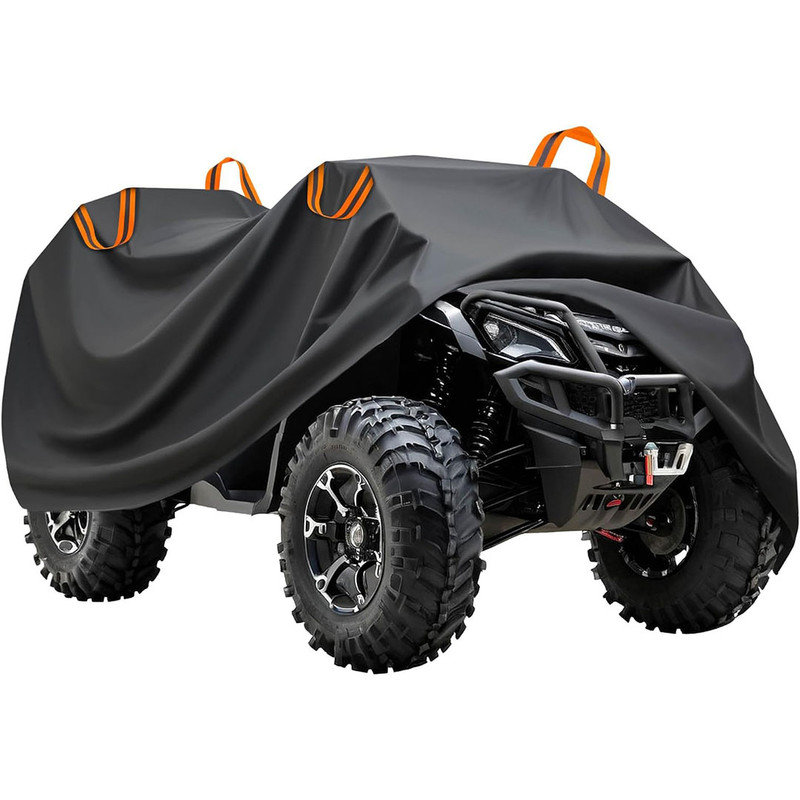 ZILNOX Fabric ATV Cover, XL 82.7'' Waterproof Outdoor Heavy Duty 4 ...