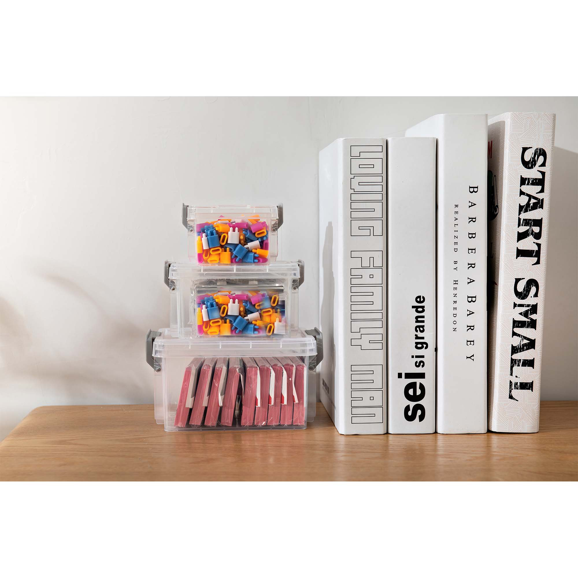 Rebrilliant Storage Organizer Set Of 1.5 QT, 3 QT And 6 QT Storage ...