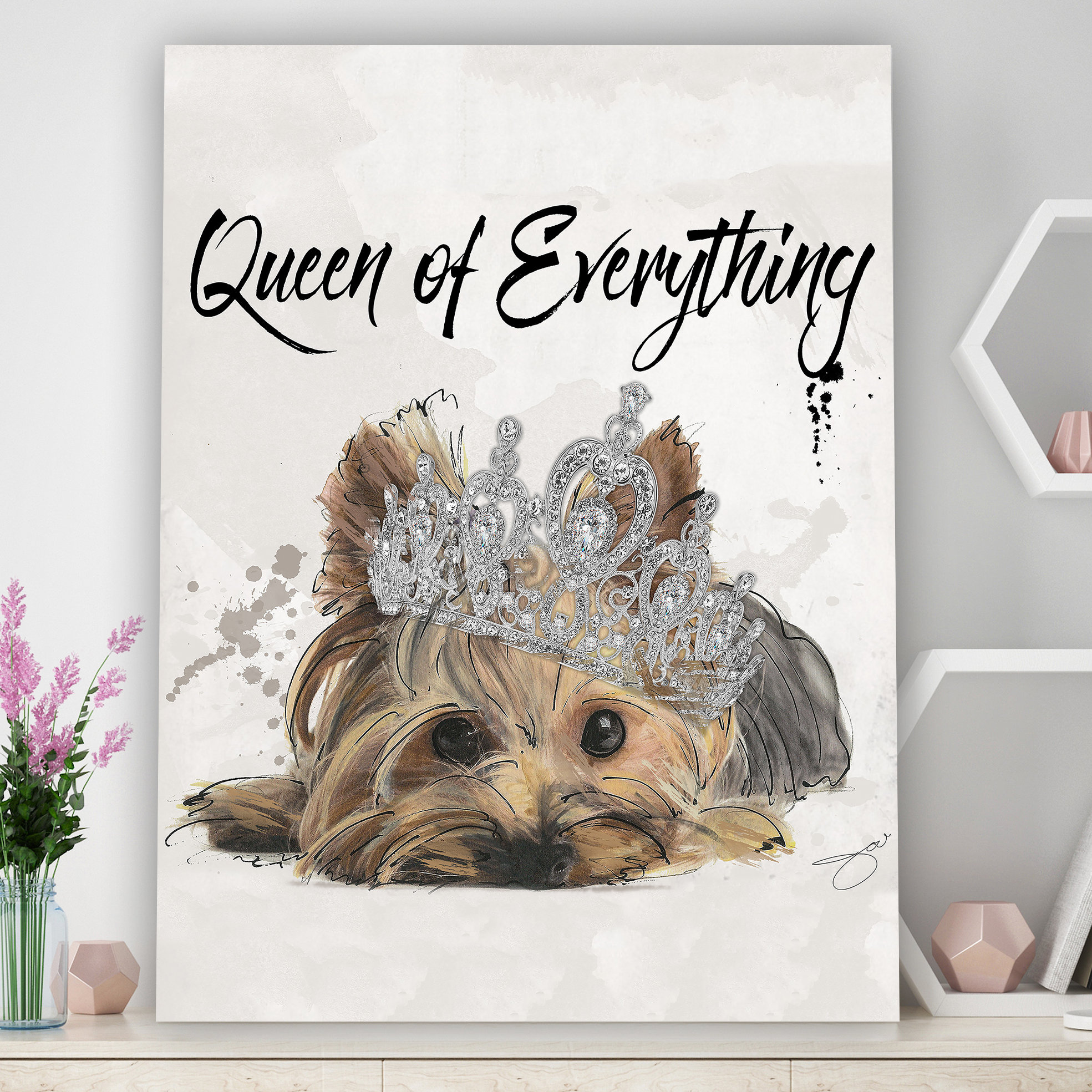 Picture Perfect International 'Queen of Everything' Watercolor Painting ...